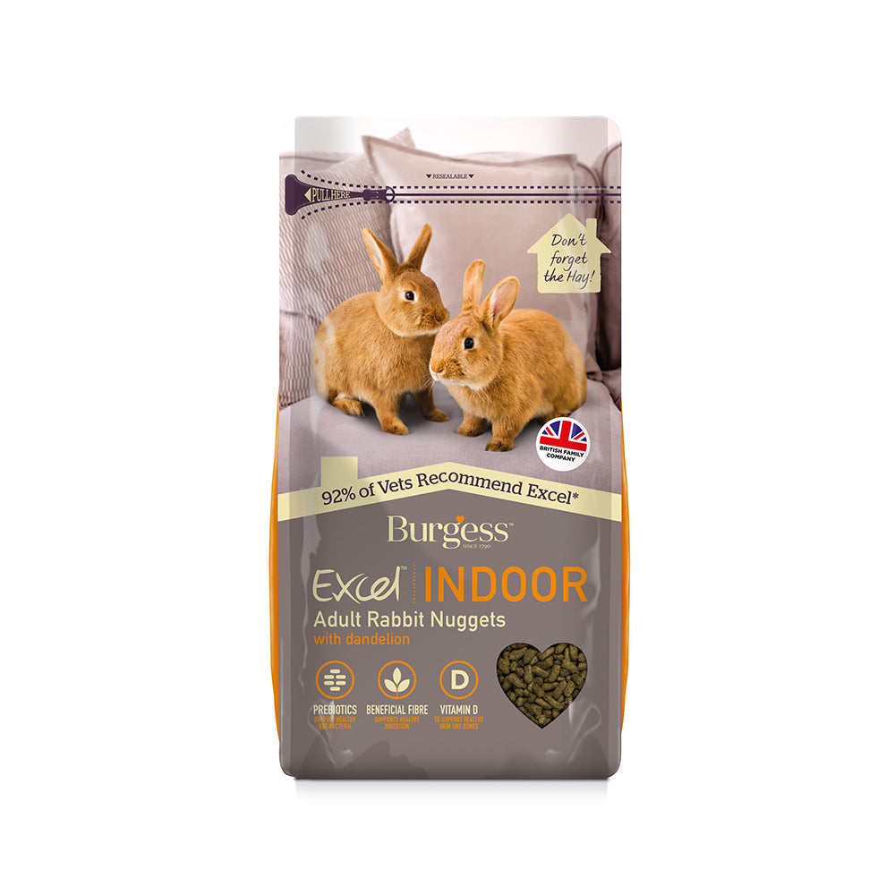 Burgess Excel Indoor Rabbit Nuggets 1.5kg – JEPetz Pet Supplies Singapore