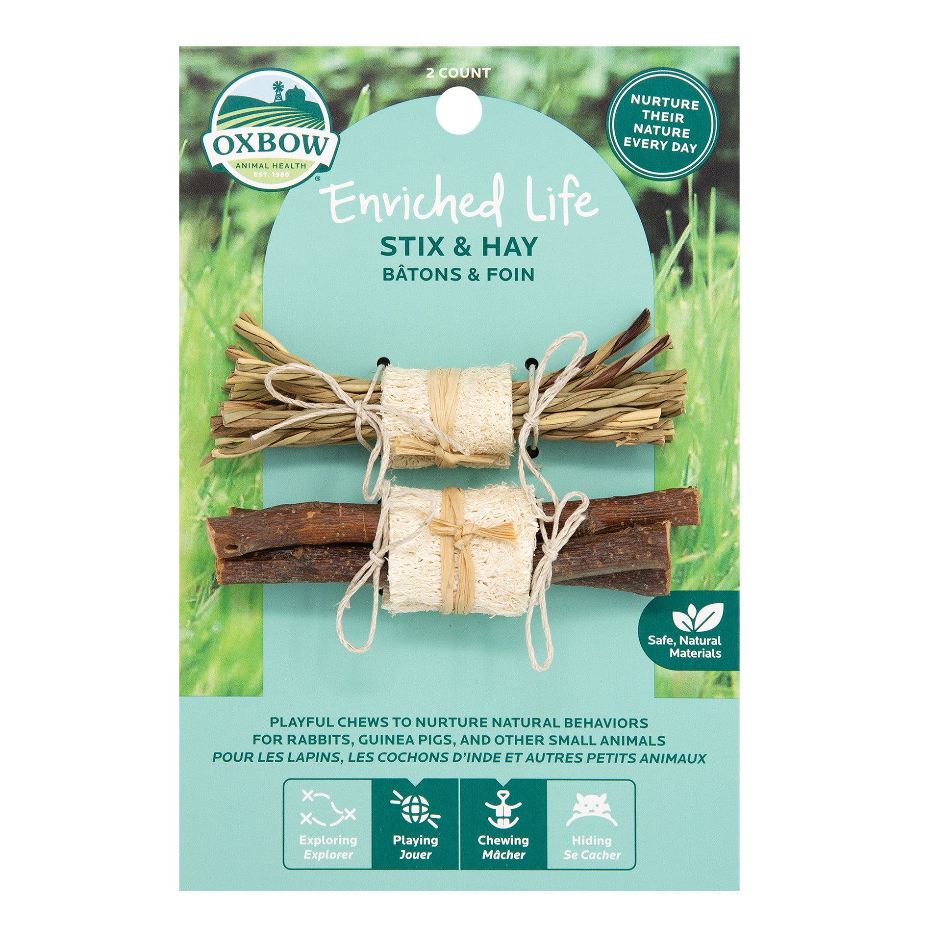 Oxbow Enriched Life Stix & Hay – JEPetz Pet Supplies Singapore